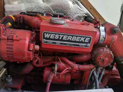 Westerbeke 30 B three Marine Diesel Engine with Transmission / Gear | eBay