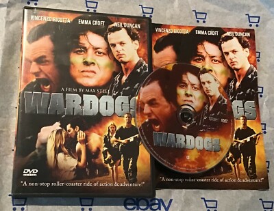 War Dogs (DVD, 2003) + Insert! Max Steel | Vincenzo Ricotta | Emma ...