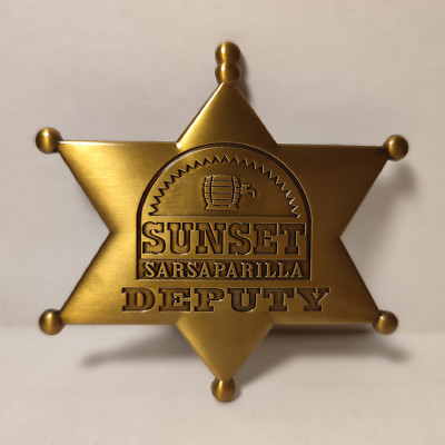 Fallout Sunset Sarsaparilla Deputy Badge Replica Official Bethesda ...