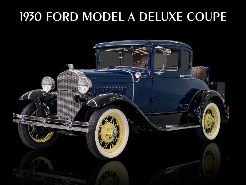 1930 Ford Model A Deluxe Coupe NEW METAL SIGN: 12 x 16" & Ships Free | eBay