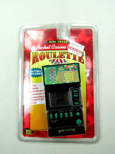 VTG Pocket Casino Roulette Game Mini Vegas Micro Games of America New ...