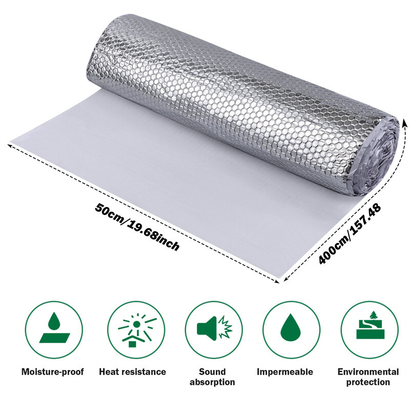 8M Butyl Sound Deadening`Proofing Roll 43sq.ft Car Van Damping Panel ...