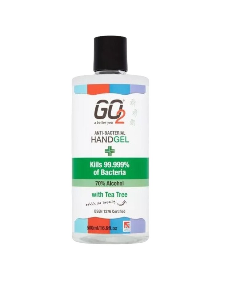 12 PACK - 500ML Hand Sanitiser Gel - GO2 Sanitizer | eBay UK
