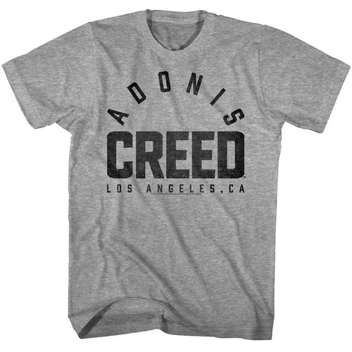Adonis Creed LA Training Logo Men's Gray T Shirt | eBay