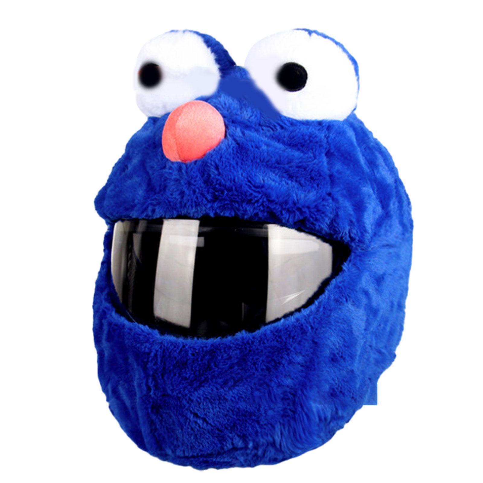 Motorcycle Helmet Cover Cutie Plush Protective Gifts Warm Funny Helmet ...