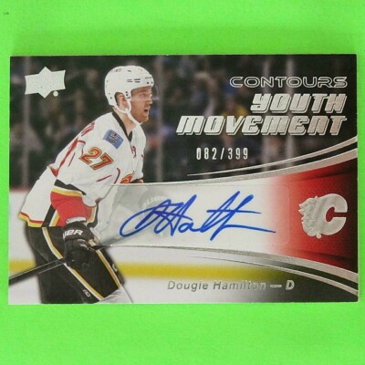 DOUGIE HAMILTON 2015 AUTOGRAPH YOUTH MOVEMENT 082/399 #YM14 Calgary ...