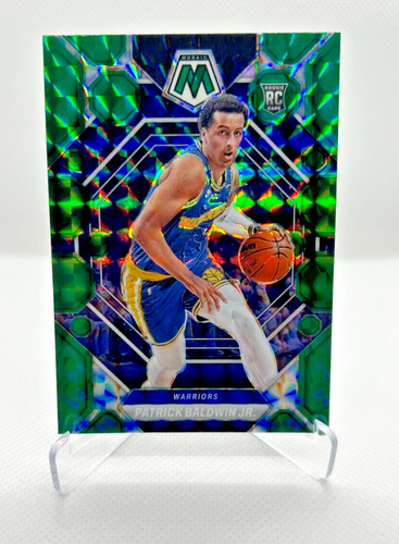 Patrick Baldwin Jr. RC - 2022-23 Panini Mosaic Green Mosaic #219 ...