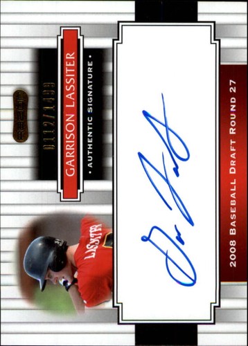 2008 Razor Signature Series #139 Garrison Lassiter Auto /1499 - NM-MT ...