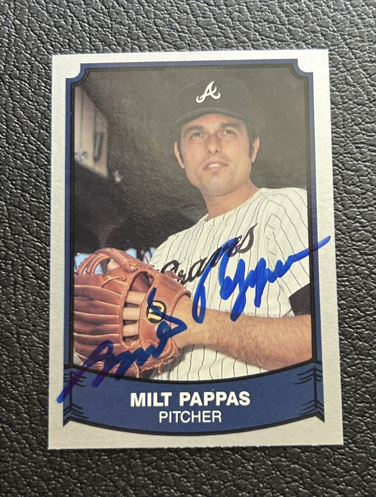 MILT PAPPAS Autographed Signed 1989 PACIFIC CARD # 204 BRAVES | eBay