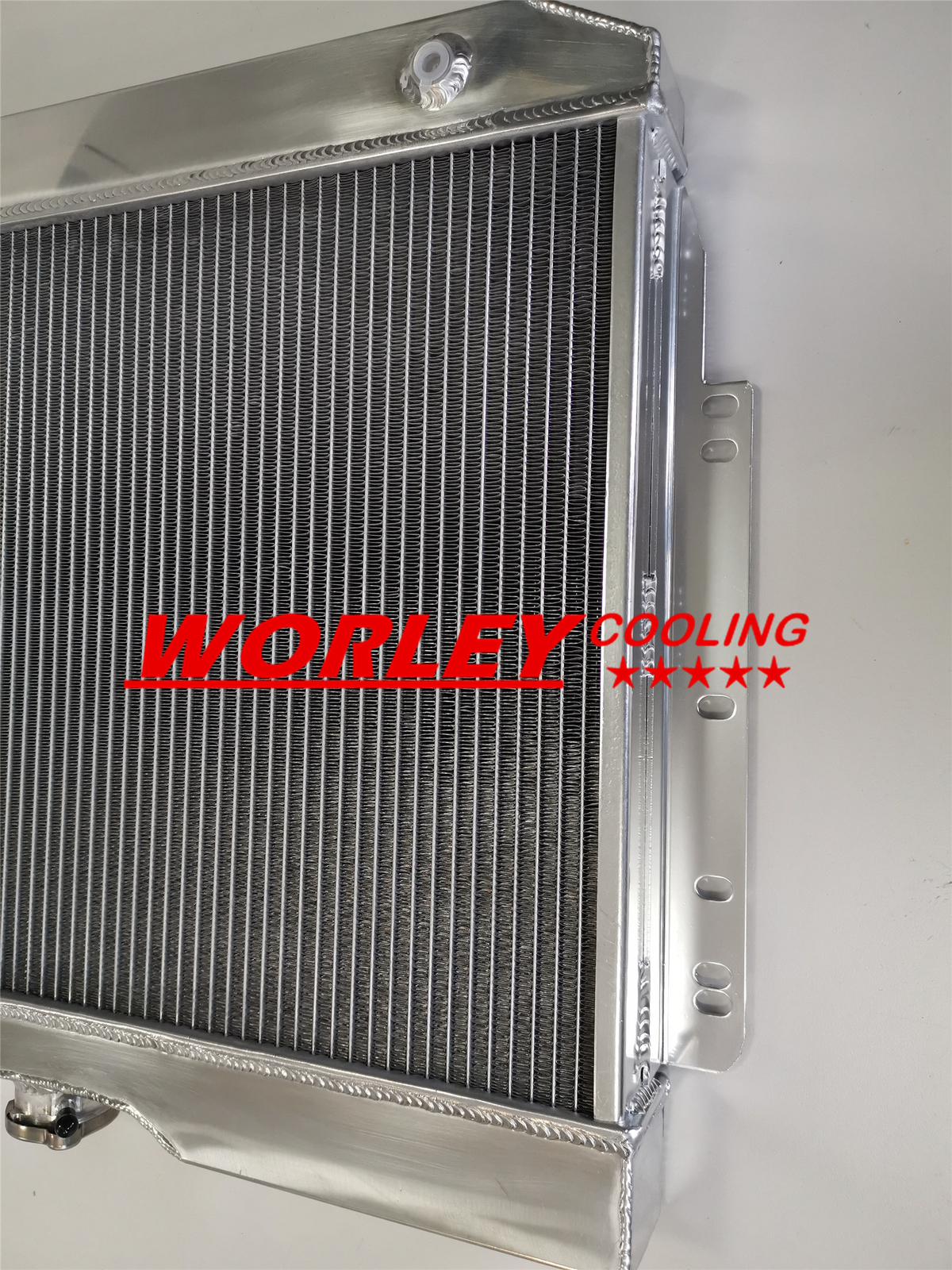 QLD-3Row Aluminum Radiator For 1964 1965 CHEVY CHEVELLE 44mm thickness ...