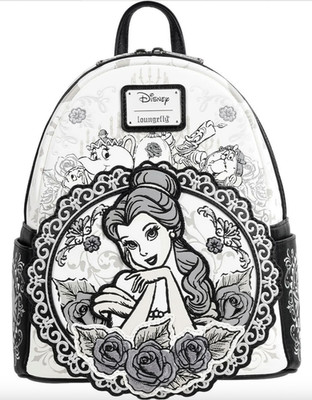 Loungefly Beauty and the Beast Belle Sketch Mini Backpack Exclusive NWT ...