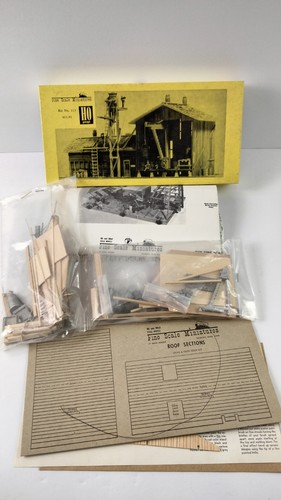 FSM Fine Scale Miniatures #115 Coal And Sand Shed Craftsman Kit HO 1/87 ...