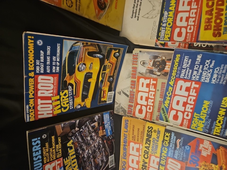 Lot Of 29 Hot Rod & Car Craft Magazines From 1967- 1987 Most In Great ...