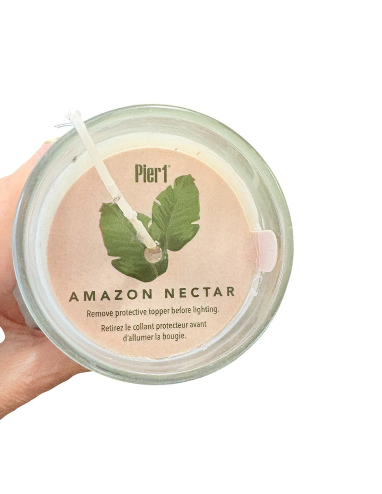Pier 1 Pair Of Candles Amazon Nectar Spring Refreshing 5 1/2" New old ...