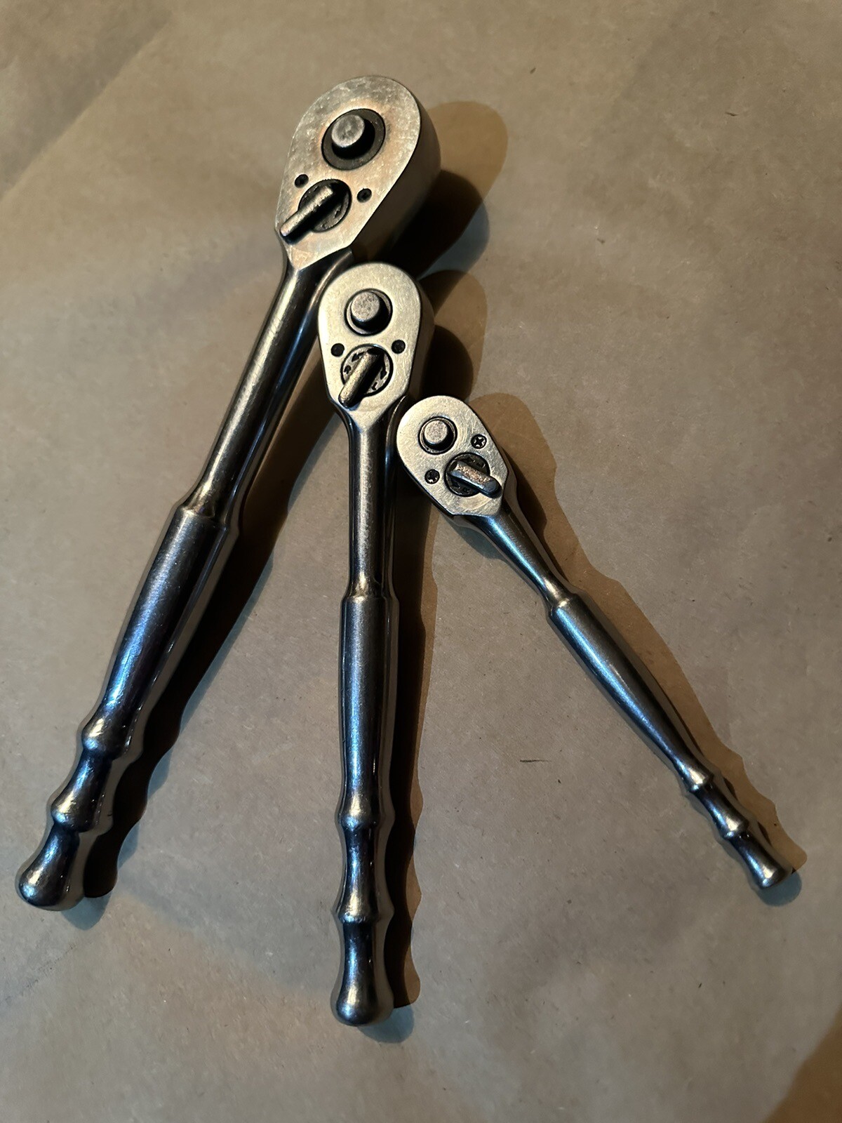 blue point 3pc ratchet set 1/4 3/8 1/2 as sold by snap on used great ...