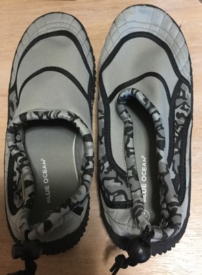 Men’s Aqua Shoes Blue Ocean Water Shoes Beach Pool Swim Gray Size 9 | eBay