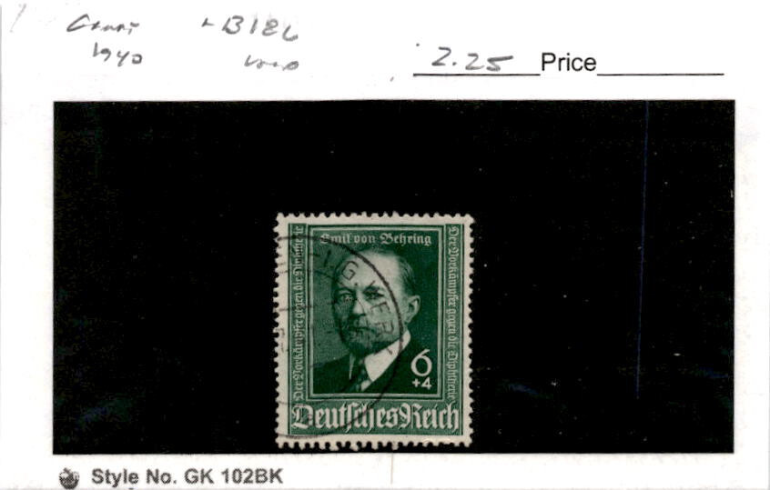 Germany, Postage Stamp, #B186 Used, 1940 von Behring (AD) | eBay