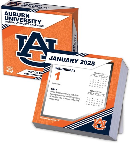 AUBURN TIGERS - 2025 CALENDAR - BRAND NEW - 53003 | eBay