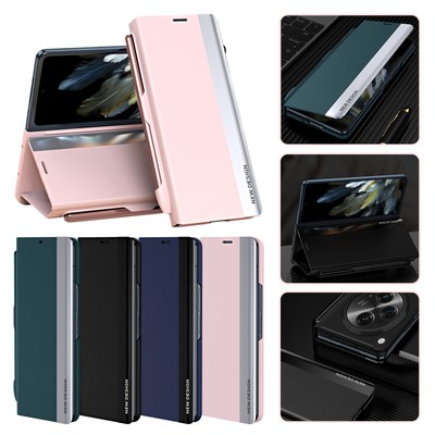 For OnePlus Open Leather Magnetic Flip Kickstand Pen Slot Slim Phone ...
