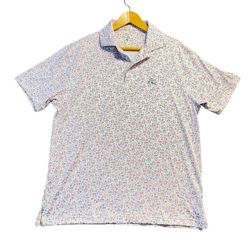 Rhoback The Jawn Performance Golf Polo Shirt Size Medium Short Sleeve ...