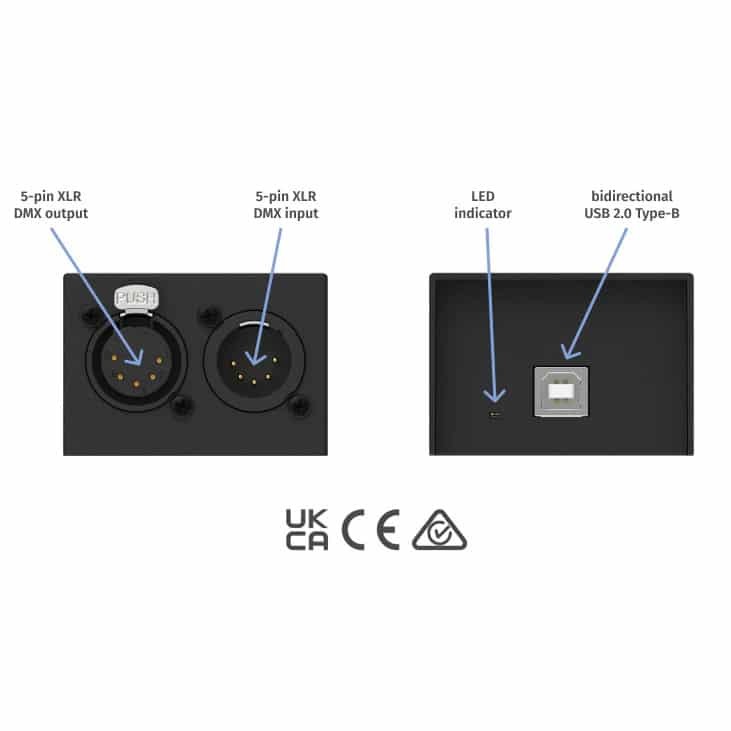 Enttec DMX USB Pro 70304, 1 Universe Lighting Interface [Open Box] | eBay
