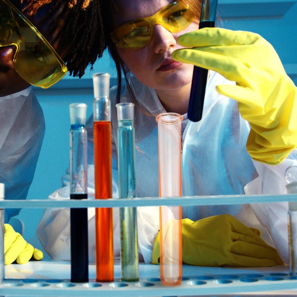 10Pcs Household Test Tubes Laboratory Sample Tubes Multi-function ...