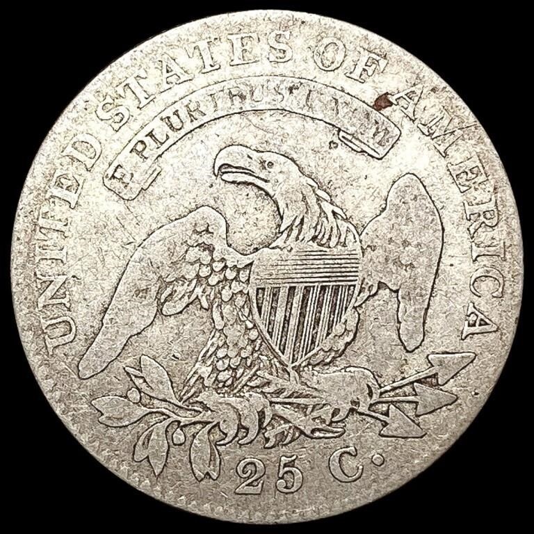1821 Capped Bust Quarter Coin NICELY CIRCULATED | eBay