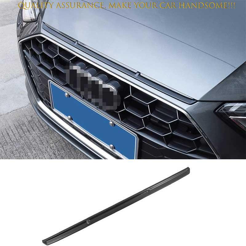 For Audi A4 S4 2020-2024 Carbon Fiber Steel Front Bumper Upper Hood ...