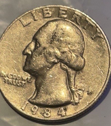 1984 Error And No Mint Mark Quarter Double Dye. I Accept Reasonable ...