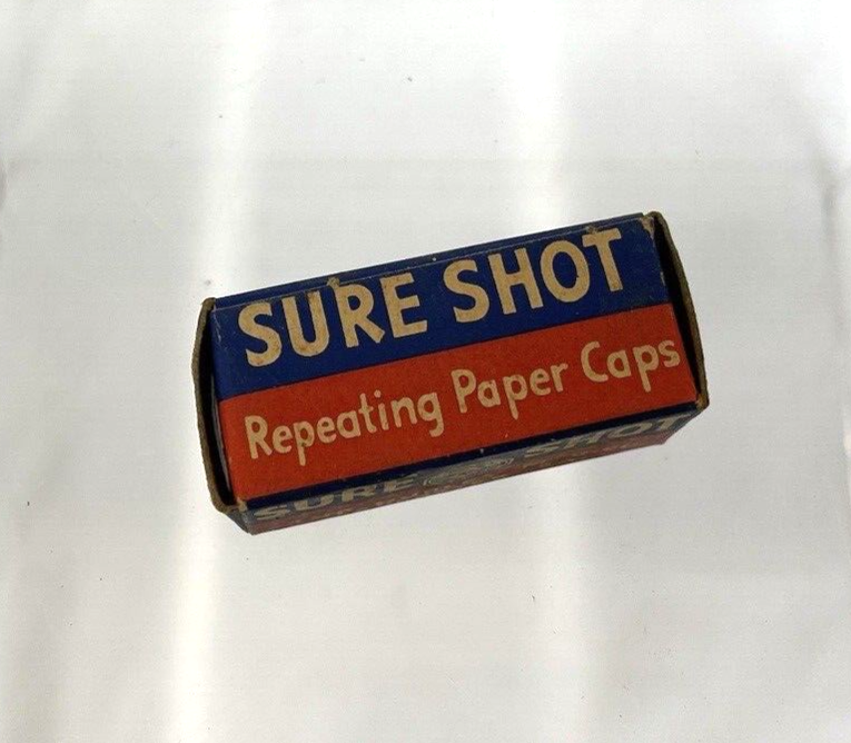 VINTAGE HUBLEY MFG. CO. SURE SHOT PAPER CAP BOX EMPTY | eBay