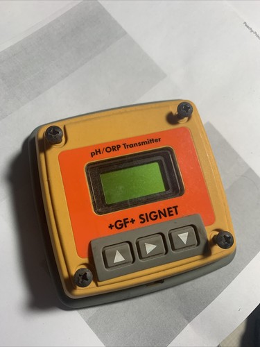 GEORG FISCHER SIGNET 3-8710 pH/ORP TRANSMITTER | eBay