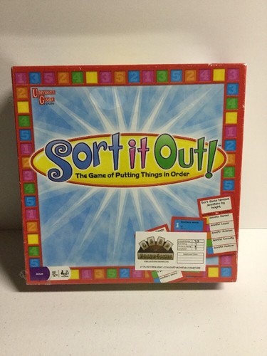 2009 SORT IT OUT BOARD GAME Complete! | eBay