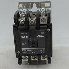 Eaton Cutler Hammer C25DNJ350 Definite Purpose Contactor 50amp for sale ...
