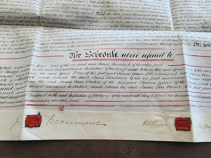 Ancient Contract London 25-6-1866 This Indenture Document Manuscript 1 ...