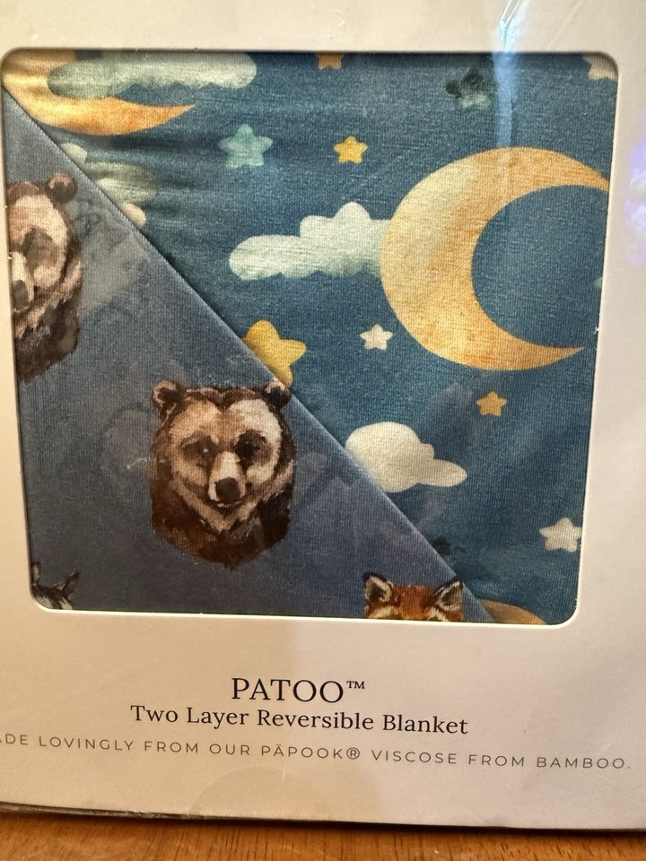NWT- Posh Peanut Scout & Artemis Patoo Baby Blanket 35 x 35 In Box | eBay