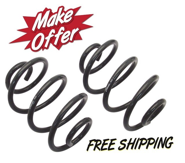 CPP 60-72 Chevy GMC C10 Rear Lowering Coil Springs 5" Drop Black Rcs603 ...