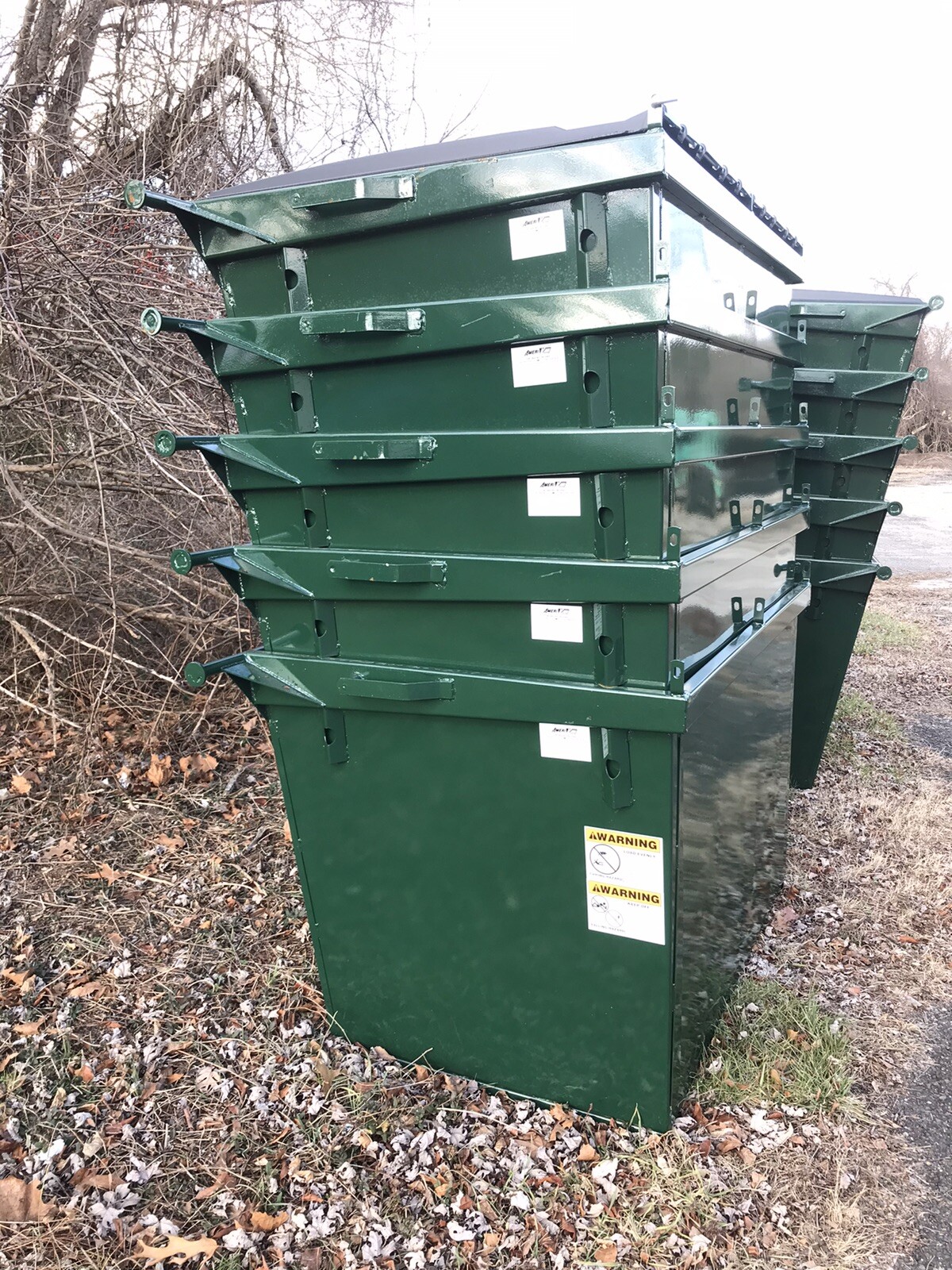 2 Cubic Yard Rear Load Dumpster Ameri-Kan | eBay