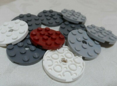 Lego 10pcs 4x4 round plate bases random color | eBay