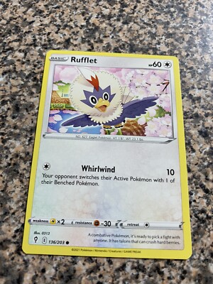 Rufflet 136/203 Common | SWSH: Evolving Skies | Pokemon Card | eBay