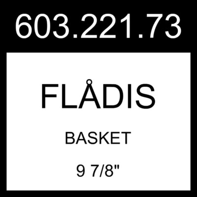 IKEA FLADIS FLÅDIS Basket Seagrass 9 7/8" 603.221.73 | eBay