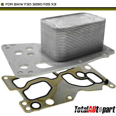 Engine Oil Cooler for BMW E46 F30/F30 LCI 328d 328d xDrive F25 X3 L4 2 ...