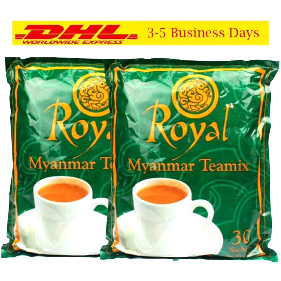 2x Royal Myanmar Tea Milk 3 in 1 Burmese Teamix Instant Powder Drink ...
