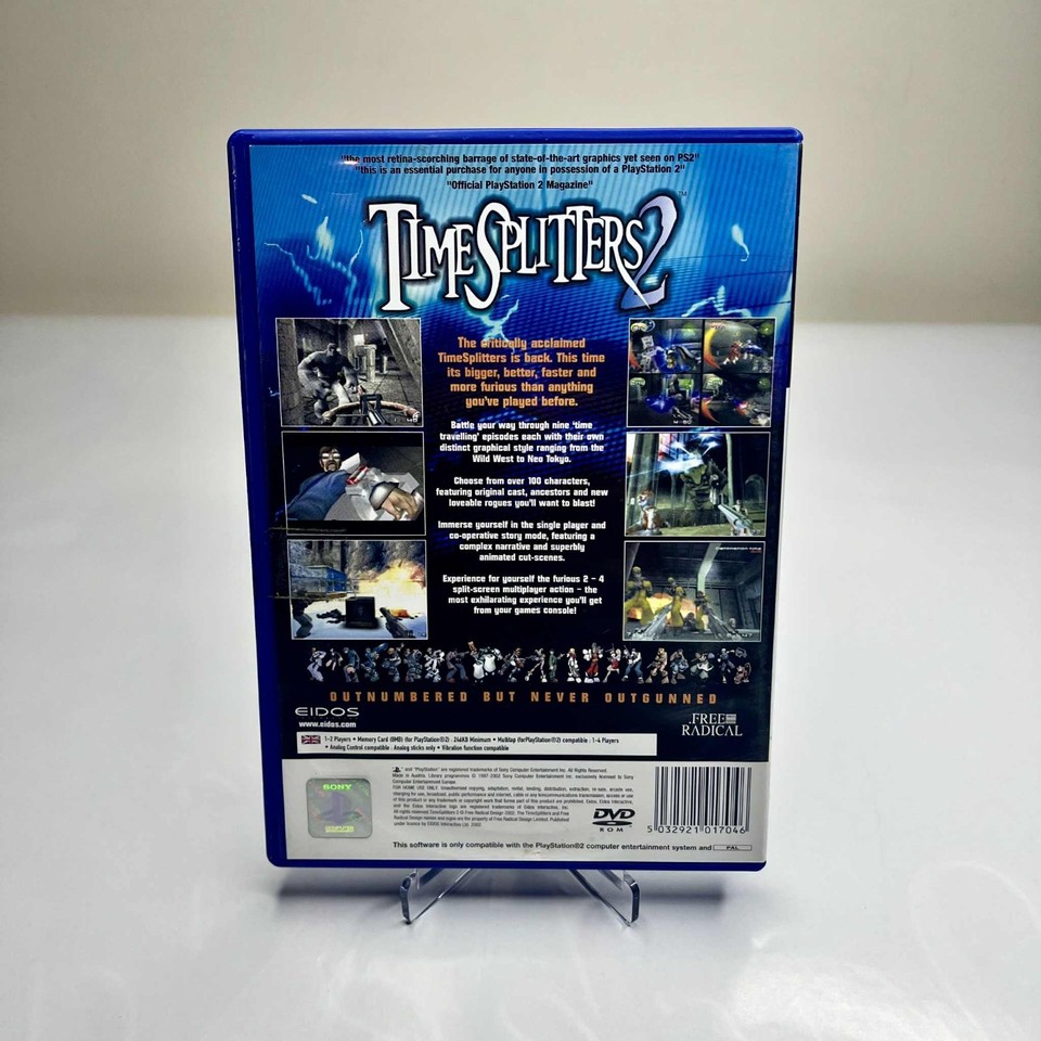 TimeSplitters 2 Sony Playstation 2 PS2 PAL Complete Time Splitters 2 ...