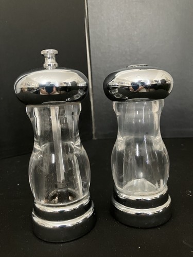 Olde Thompson Salt and Pepper Mill - Carbon Steel - Chrome Plated | eBay