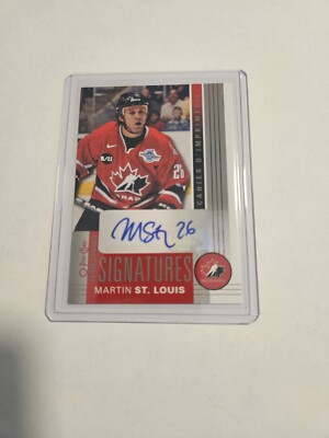 2013-14 O-Pee-Chee Martin St. Louis Team Canada Auto TC-MS | eBay