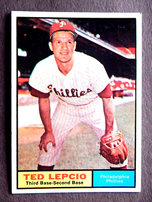 Ted Lepcio #234 Topps 1961 Baseball Card (Philadelphia Phillies) *E | eBay