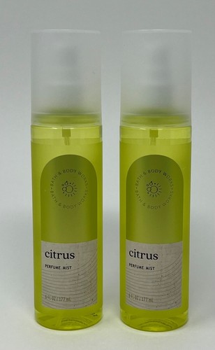 2 NEW BATH & BODY WORKS CITRUS PERFUME MIST FRAGRANCE SPRAY LARGE 6OZ ...