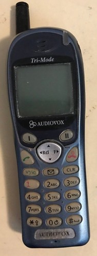 Audiovox CDM 9100 Blue Silver Verizon Cellular Phone Good Used Vintage ...
