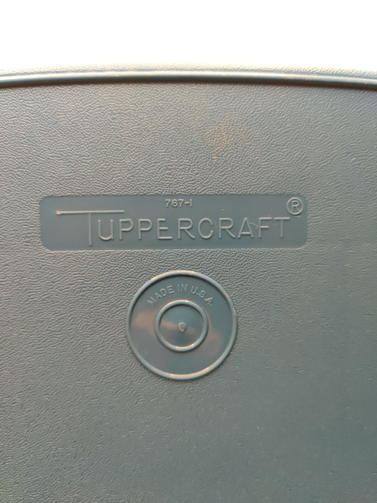 BLUE TUPPERWARE TUPPERCRAFT STOW N GO ORGANIZER CRAFT STORAGE CONTAINER ...