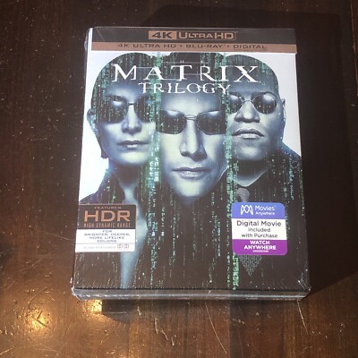 The Matrix Trilogy 4K Box Set Collection BRAND NEW Sealed (Reloaded ...